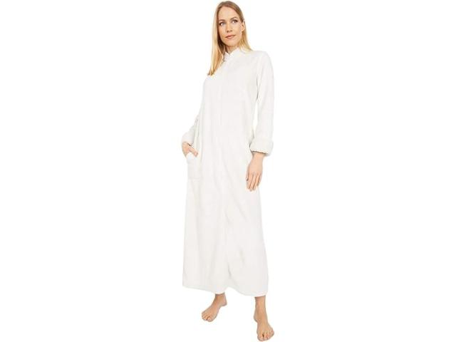 (取寄) ナトリ レディース プラッシュ シェルパ ジップ カフタン Natori women Plush Sherpa Zip Caftan Bone