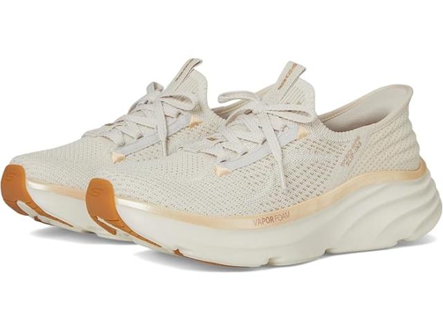 (取寄) スケッチャーズ レディース デラックス ヴェイパー ハンズ フリー スリップ-インス SKECHERS women D'Lux Vapor Hands Free Slip-INS Natural Gold