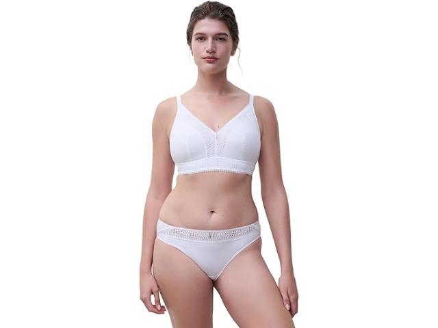 (取寄) シャンテル レディース イージー サポート ワイヤレス サポート ブラ Chantelle women Easy Support Wireless Support Bra White