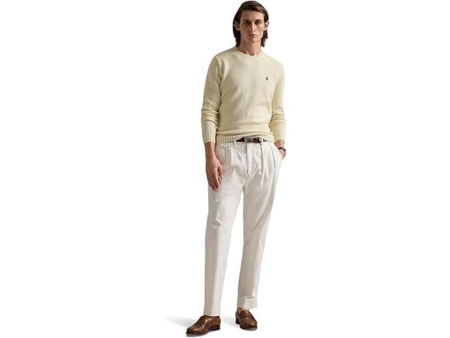 (取寄) ラルフローレン メンズ コットン クルーネック セーター Polo Ralph Lauren men Cotton Crewneck Sweater Andover Cream