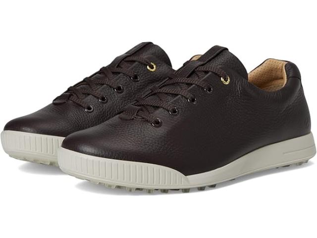 (取寄) エコー ゴルフ メンズ ストリート レトロ ハイブリット ウォータープルーフ ゴルフ シューズ ECCO Golf men Street Retro Hybrid Waterproof Golf Shoe Mocha