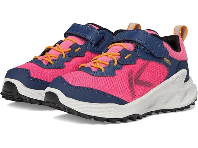 (取寄) キーン キッズ キッズ シオニック ロウ ハイト ウォータープルーフ オール テレイン イージー オン ハイキング シューズ (トドラー/リトル キッド) KEEN Kids kids Zionic Low Height Waterproof All Terrain Easy On Hiking Shoes (Toddler/Little Kid) Naval