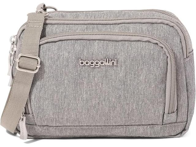 (取寄) バッガリーニ レディース トライフェクタ Rfid ウォレット クロスボディ Baggallini women Trifecta Rfid Wallet Crossbody Stone Heritage