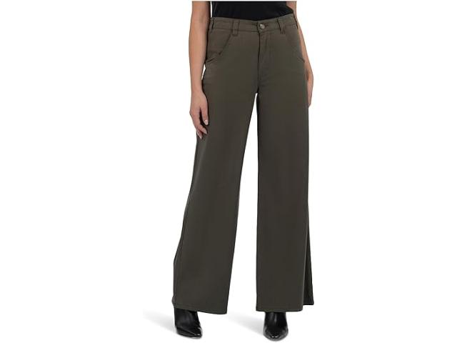 (取寄) カット フロム ザ クロス レディース ライズ ワイド レッグ KUT from the Kloth women Meg-high Rise Wide Leg Olive
