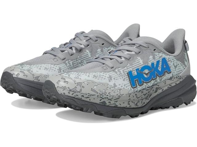 (取寄) ホカキッズ スピードゴート 6 (ビッグ キッド) Hoka Kids Speedgoat 6 (Big Kid) Galactic Grey/Hoka Blue