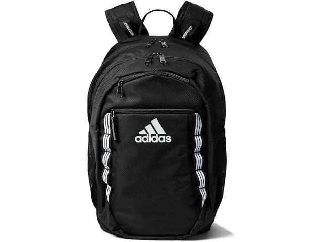 (取寄) アディダス エクセル 6 バックパック adidas adidas Excel 6 Backpack Black/White 3-Stripes Webbing