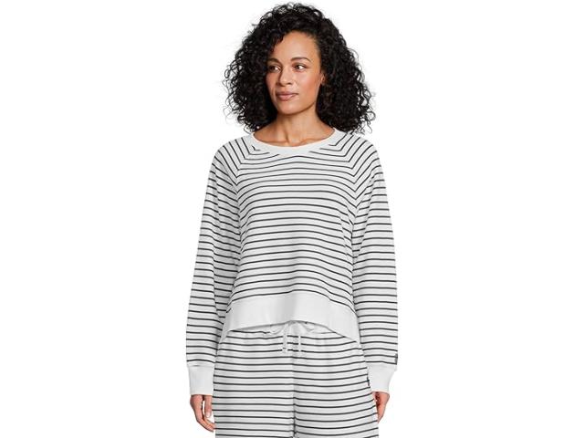 (取寄) トミーバハマ レディース マリナ デル マー ストライプ クルー ネック  Bahama women Marina Del Mar Stripe Crew Neck Coastline