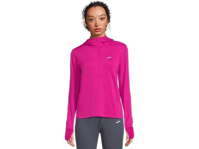 (取寄) ブルックス レディース ノッチ サーマル ブーディ 3.0 Brooks women Notch Thermal Hoodie 3.0 Magenta