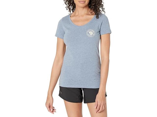 (取寄) フェールラーベン レディース 1960 ロゴ Tシャツ Fjllrven women Fjallraven 1960 Logo T-Shirt Indigo Blue/Melange