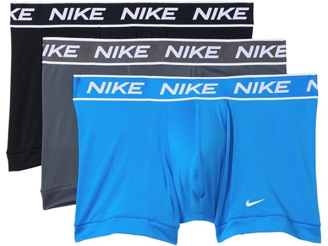 (取寄) ナイキ メンズ オール デイ ミクロ トランク 3-パック Nike men All Day Micro Trunk 3-Pack Photo Blue/Iron Grey/Black