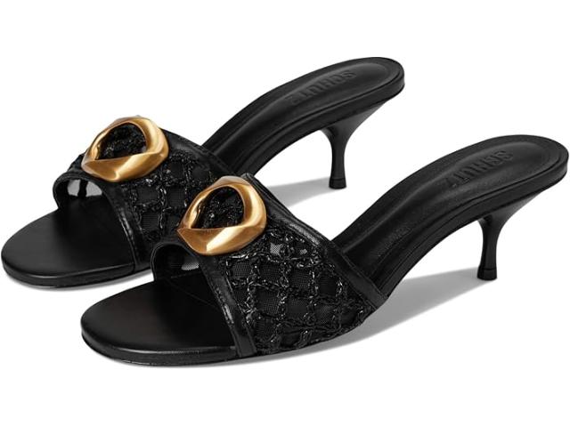 (取寄) シュッツ レディース オルガ キトン エンブロイダリー Schutz women Olga Kitten Embroidery Black 5