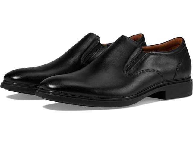 (取寄) フローシャイム メンズ フォアキャスト プレーン トゥ スリッポン Florsheim men Forecast Plain Toe Slip-On Black Smooth
