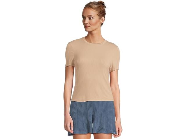 (取寄) アグ レディース ミリアム ベイビー ティー リブ UGG women Miriam Baby Tee Rib Silver Taupe