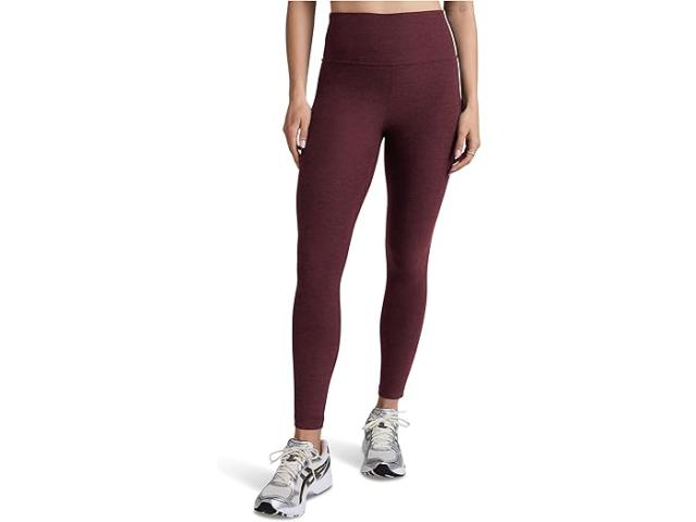 (取寄) ビヨンドヨガ レディース スペースダイ レディ ミディ レギンス Beyond Yoga women Spacedye Ready Midi Leggings Midnight Burgundy Heather