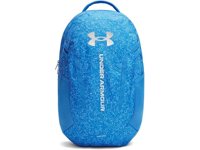 (取寄) アンダーアーマー ハッスル 6.0 バックパック Under Armour Hustle 6.0 Backpack Blue Atlantis/Blue Atlantis/llic Silver