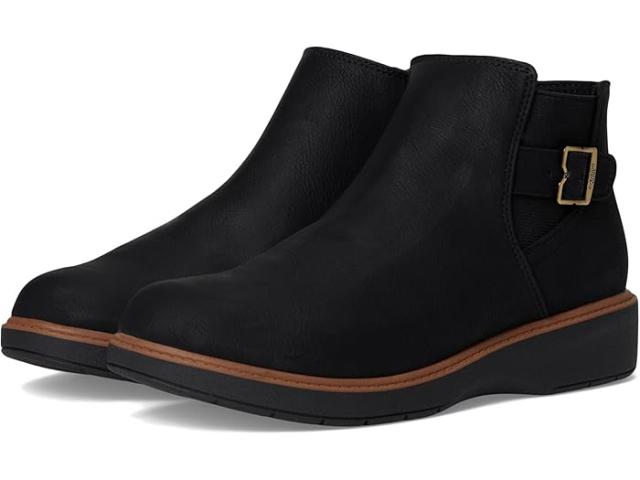 (取寄) ドクターショール レディース カーム ワン チェルシー ショート ブーツ Dr. Scholl's women Calm One Chelsea Short Boots Black