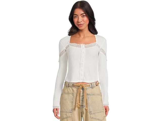 (取寄) フリーピープル レディース レッツ パーティー カルディ Free People women Lets Party Cardi Clean Ivory