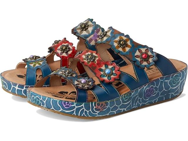 (取寄) ラルティストバイスプリングステップ レディース  L'Artiste by Spring Step women Cuddlecake Navy Multi