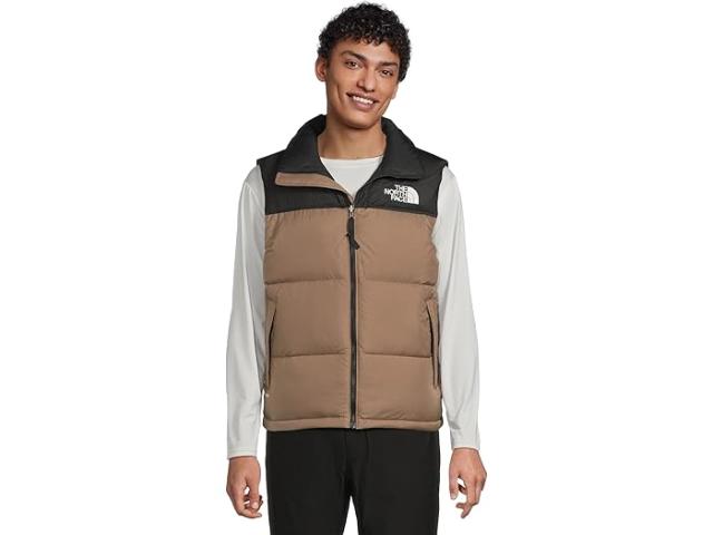 (取寄) ノースフェイス メンズ 1996 レトロ ヌプシ ベスト The North Face men 1996 Retro Nuptse Vest Mocha Brown/TNF Black
