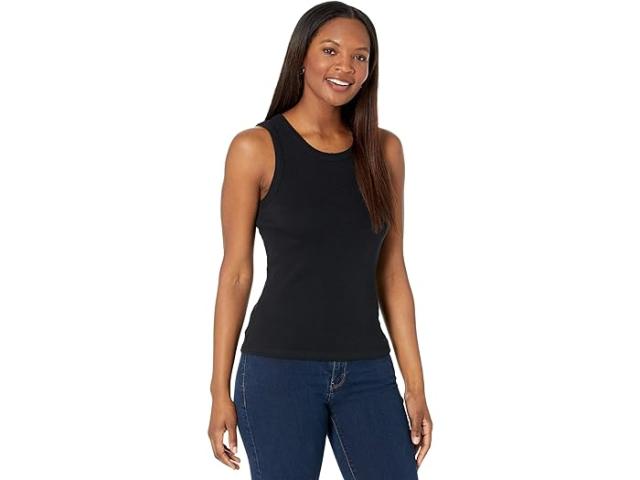 (取寄) リラ P レディース 1X1 リブ ジュエル タンク Lilla P women Lilla P 1x1 Rib Jewel Tank Black