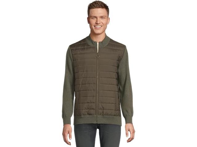 (取寄) バブアー メンズ エッセンシャル カーン バッフル ジップ スルー Barbour men Essential Carn Baffle Zip Thru Olive