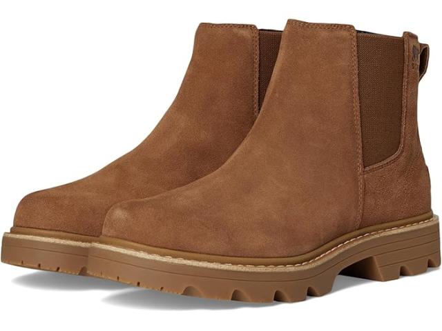 (取寄) ソレル レディース レベル RD チェルシー ウォータープルーフ SOREL women Revel Rd Chelsea Waterproof Velvet Tan/Gum 2