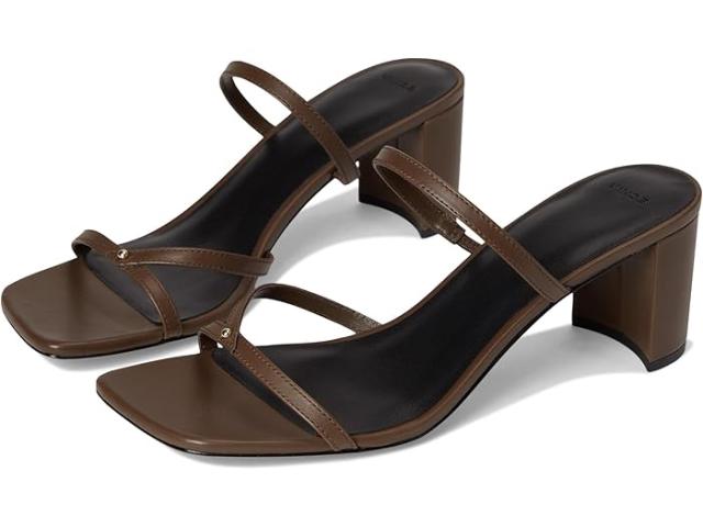 (取寄) ヴィンス レディース オナ ストラップ サンダル Vince women Ona Strappy Sandals Nutwood Brown Leather