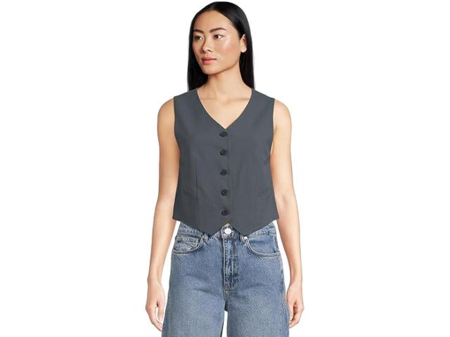 (取寄) オールセインツ レディース アレイダ トライ ウェストコート AllSaints women Aleida Tri Waistcoat Turbulence Grey
