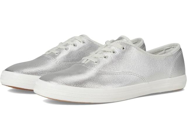 (取寄) ケッズ レディース チャンピオン レザー ラグゼ Keds women Champion Leather Luxe Silver Leather