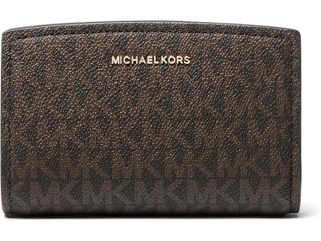(取寄) マイケルコース レディース ブライアント ミディアム ジップ アラウンド ウォレット MICHAEL Michael Kors women Bryant Medium Zip Around Wallet Brown/Acorn