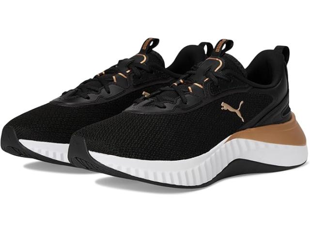 (取寄) プーマ レディース ソフトライド セラ クロス トレーニング シューズ PUMA women Softride Sera Cross Training Shoes Black/Gold