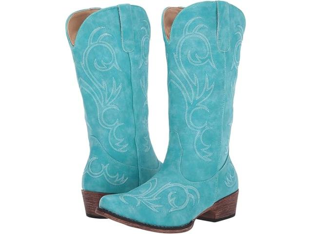 (取寄) ローパー レディース ライリー Roper women Riley Turquoise Faux Leather