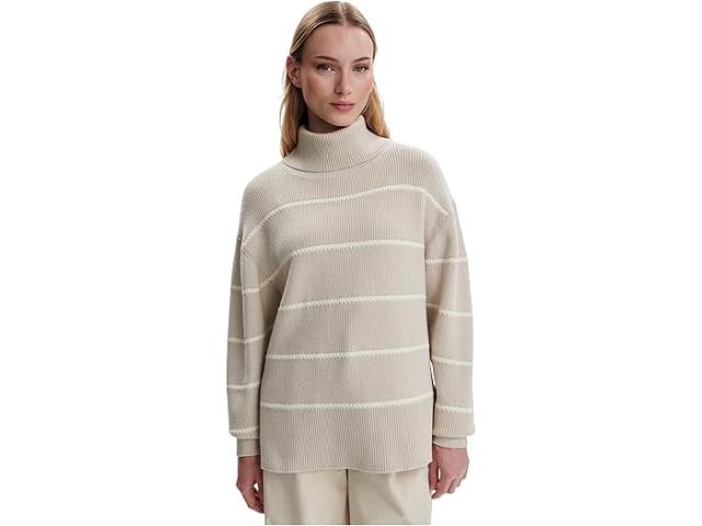 (取寄) バーリー レディース ハミッシュ ステッチ ニット セーター Varley women Hamish Stitch Knit Sweater Silver Birch