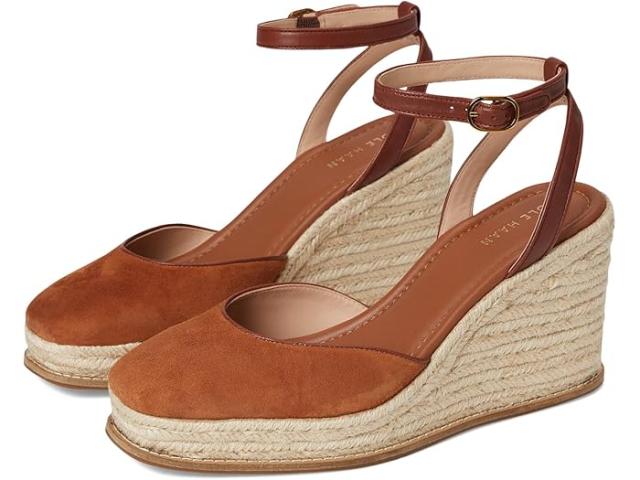 (取寄) コールハーン レディース クラウドフィール カイラ エスパドリーユ ウェッジ Cole Haan women Cloudfeel Kyra Espadrille Wedges British Tan Suede