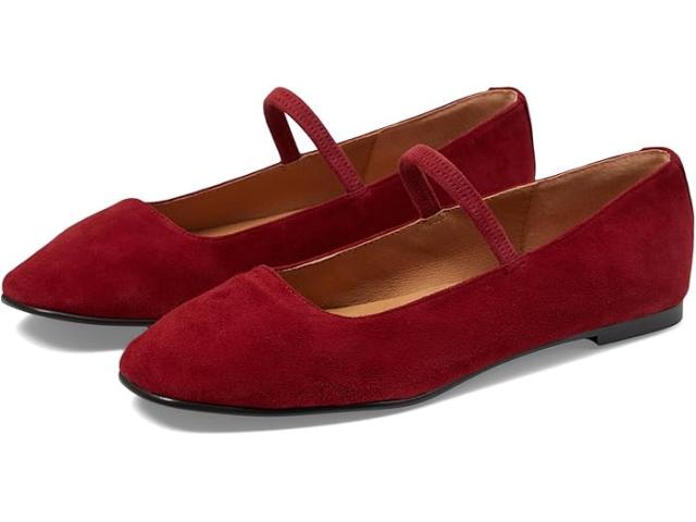 (取寄) メイドウェル レディース ザ グレタ バレエ フラッツ イン スエード Madewell women The Greta Ballet Flat In Suede Ruby Port