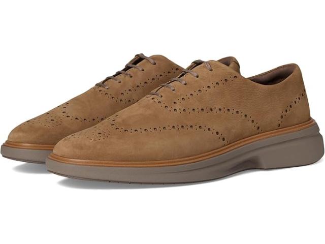 (取寄) コールハーン メンズ オリジナルグランド ウィングチップ オックスフォード Cole Haan men Originalgrand Cityspectre Wingtip Oxfords Morel Nubuck/Dark Natural/Silver Birch