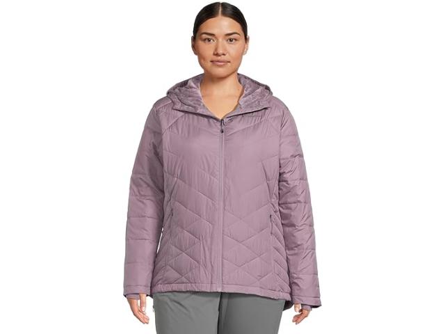 (取寄) コロンビア レディース プラス サイズ ヘブンリー フーデット ジャケット Columbia women Plus Size Heavenly Hooded Jacket Shale Purple
