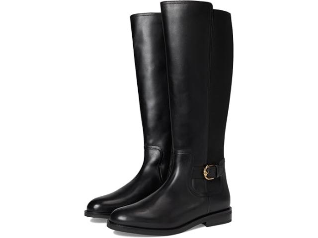 (取寄) コールハーン レディース セレスティーナ ライディング ブーツ Cole Haan women Celestina Riding Boots Black Leather