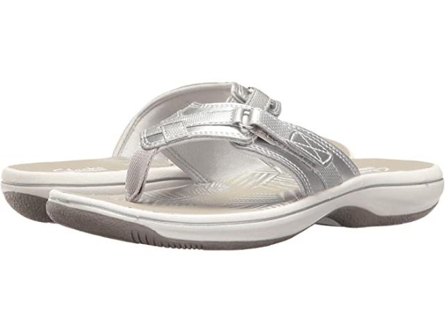 (取寄) クラークス レディース ブリーズ シー Clarks women  Breeze Sea Silver llic