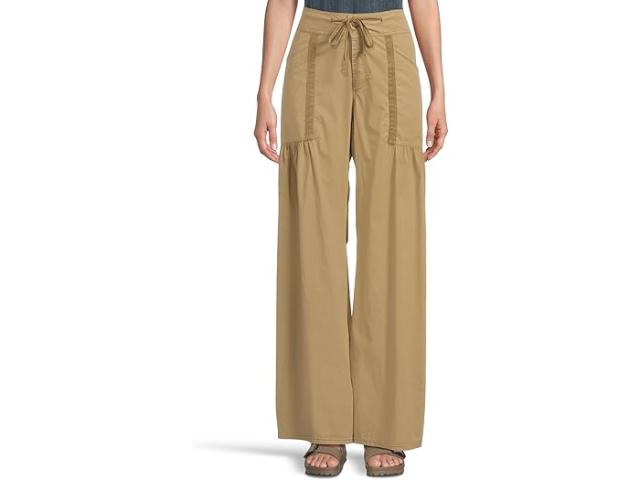 (取寄) XCVI レディース ウィロー ワイド-レッグ パンツ イン ストレッチ ポプリン XCVI women Willow Wide-Leg Pants in Stretch Poplin Plateau