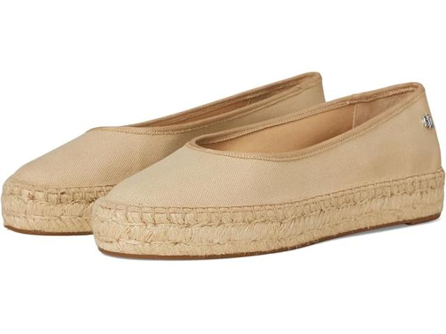 (取寄) ローレン ラルフローレン レディース キャンバス バレエ エスパドリーユ Lauren Ralph Lauren women Luize Canvas Ballet Espadrille Sand Dune/Sand Dune