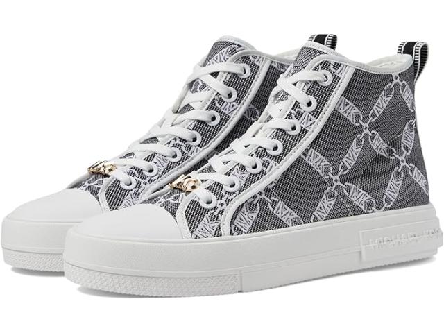 (取寄) マイケルコース レディース エビー ハイ トップ MICHAEL Michael Kors women Evy High Top Black/Optic White