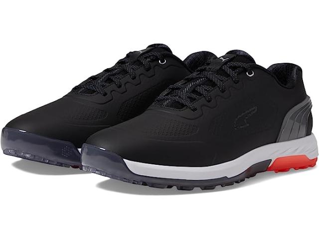 (取寄) プーマ ゴルフ メンズ アルファキャット ニトロ PUMA Golf men Alphacat Nitro Puma Black/Quiet Shade/Red Blast