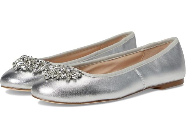 (取寄) ジャック ロジャース レディース エリーナ ジュエルド バレエ Jack Rogers women Ellina Jeweled Ballet Silver