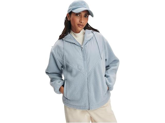 (取寄) バーリー レディース ロシア フリース ブーディ Varley women Rosia Fleece Hoodie Ashley Blue