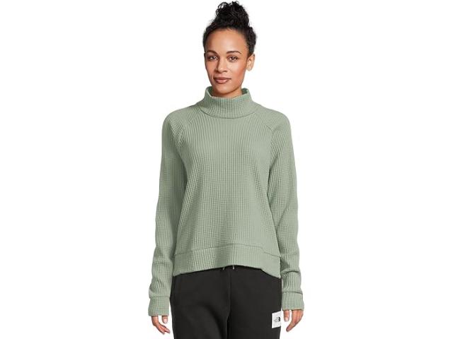 (取寄) ノースフェイス レディース ロング スリーブ モック ネック シャボー The North Face women Long Sleeve Mock Neck Chabot Slate Moss