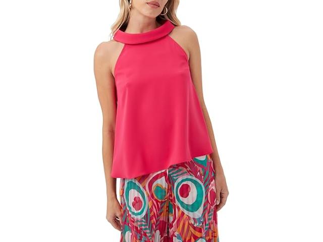 (取寄) トリーナターク レディース エズ トップ Trina Turk women Eze Top Cannes Coral