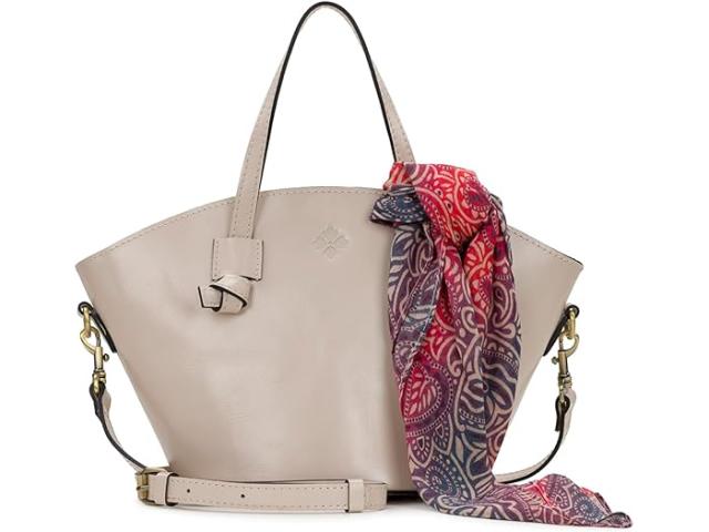 (取寄) パトリシア ナッシュ レディース クロスボディ W/ グリーク オンブレ スカーフ Patricia Nash women Corallina Crossbody W/ Greek Ombre Scarf Chalk White