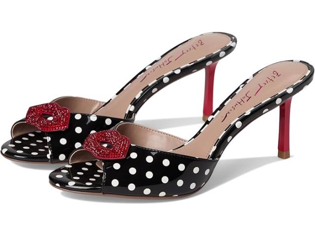 (取寄) ブルー バイ ベッツィジョンソン レディース キャシディ Blue by Betsey Johnson women Casidy White Black Polka Dot