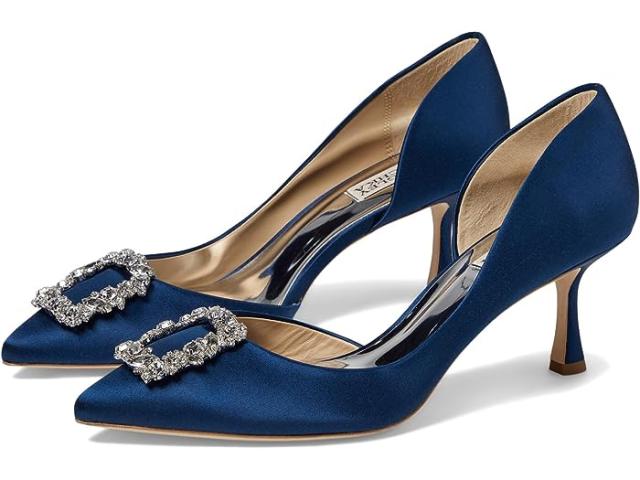 (取寄) バッジェリーミシュカ レディース ファビア リ Badgley Mischka women Badgley Mischka Fabia II Navy